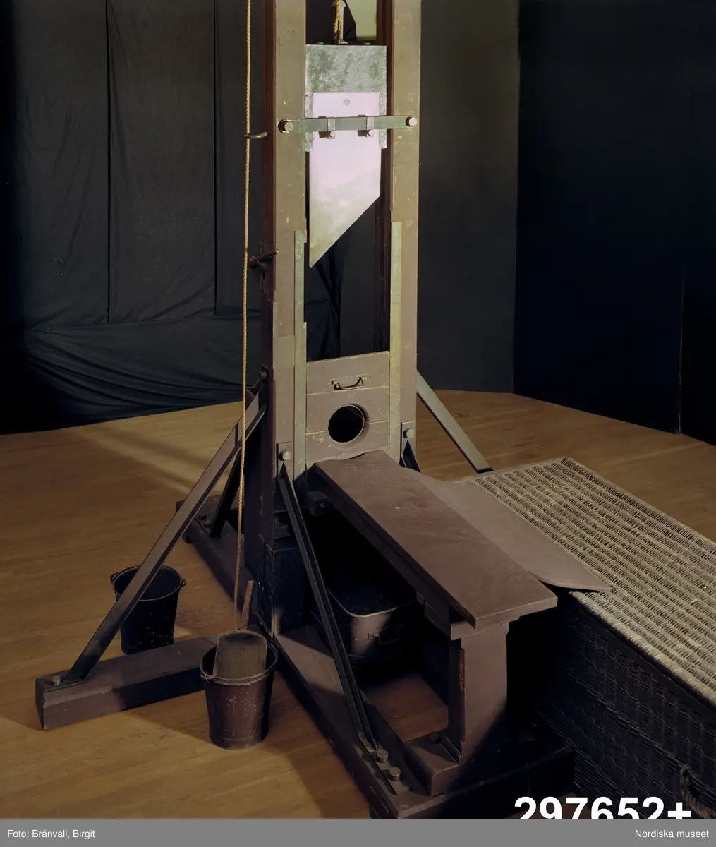 Giljotin -Nordiska museet / DigitaltMuseum