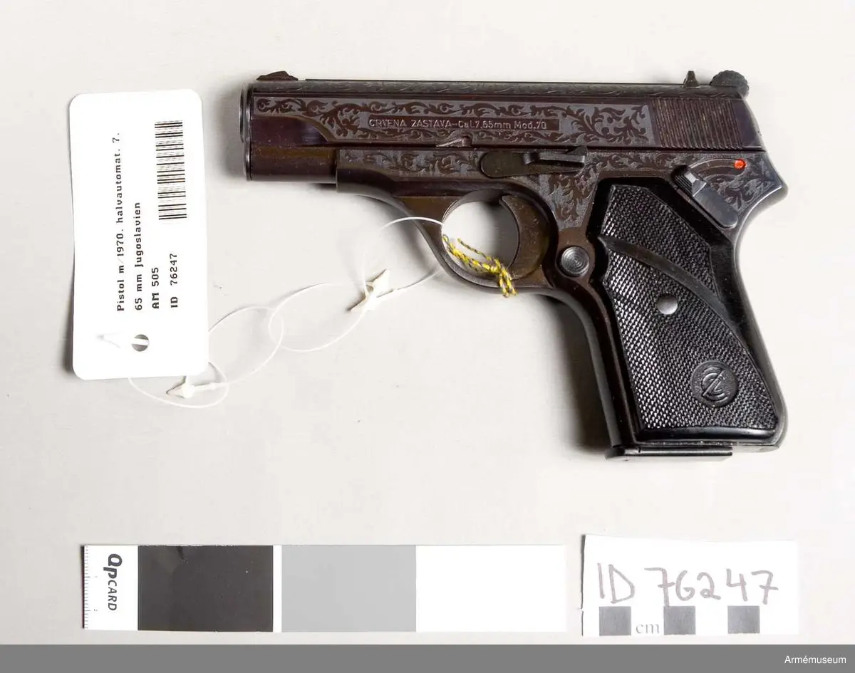 Pistol m/1970 -Armémuseum / DigitaltMuseum