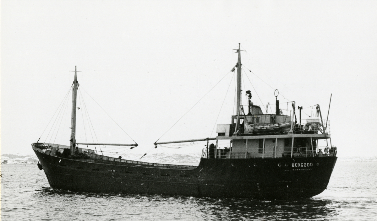 M/S 'Bergodd' (Ex. Helene, Nordvik, Nissan)(b.1947, Kalmar Varv, Kalmar ...