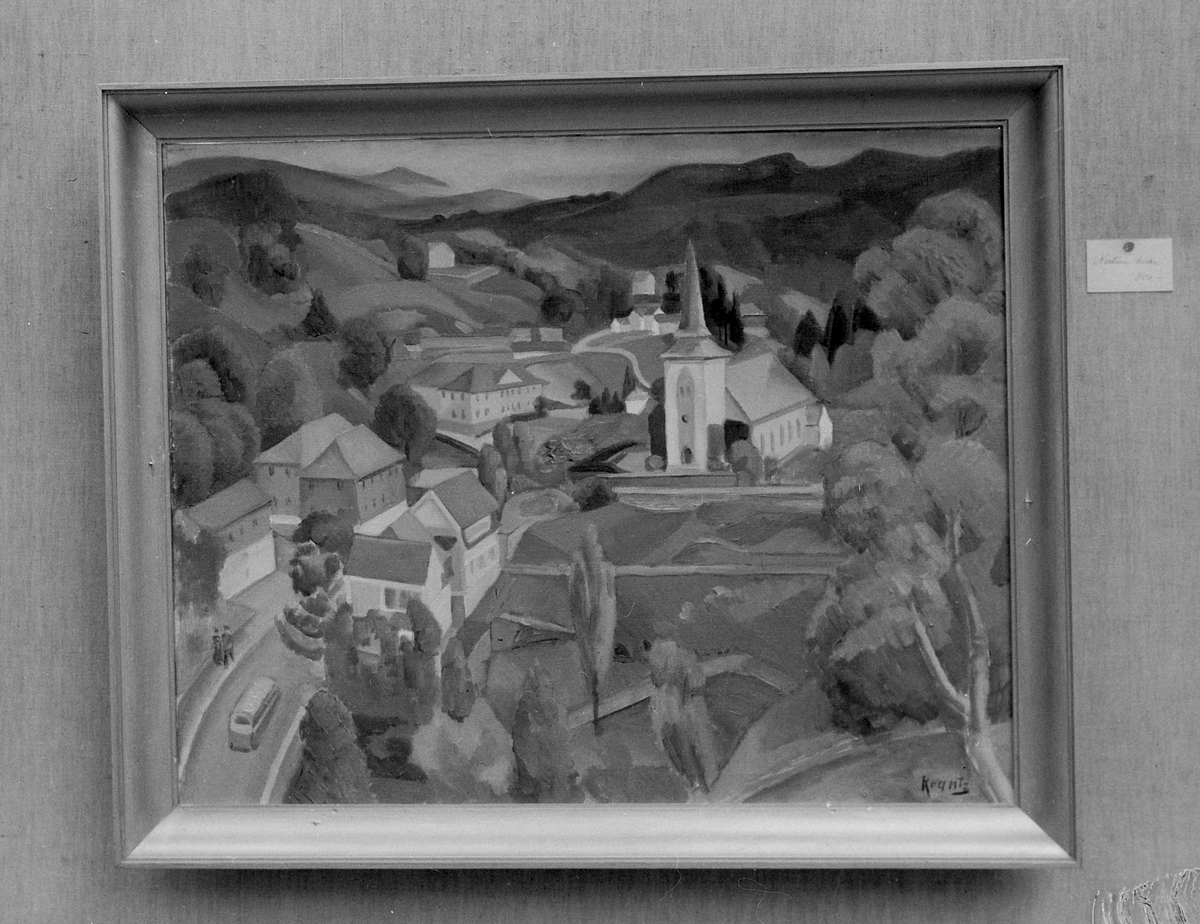 Malerier av Nils Krantz i Trondhjems Kunstforening -Sverresborg ...