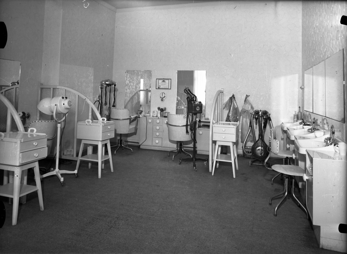 Frisørsalong interiør -Telemark Museum / DigitaltMuseum