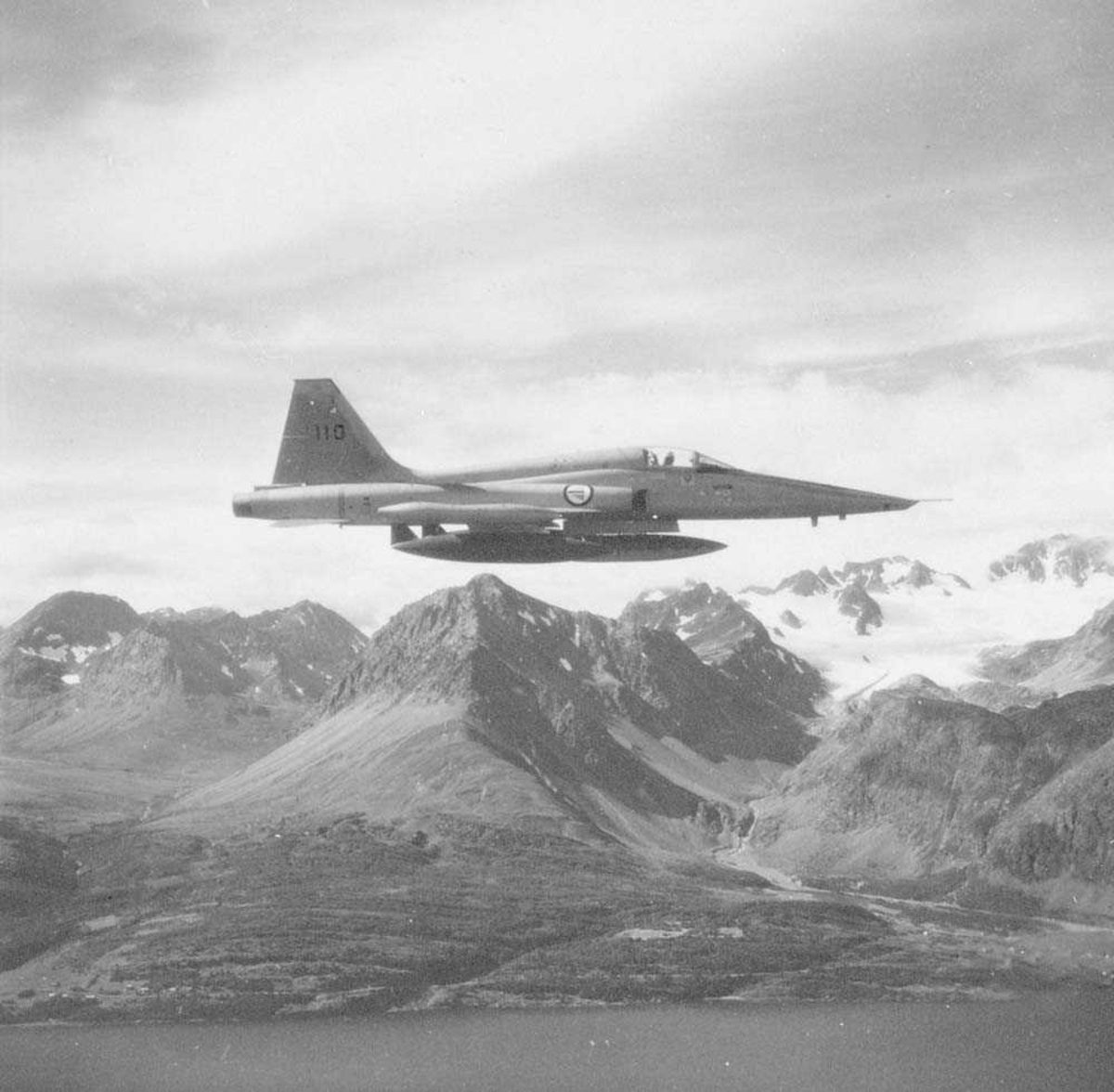 RF-5A Freedom Fighter, Fotorekognoseringsfly, tilhørende 717 skvadron ...