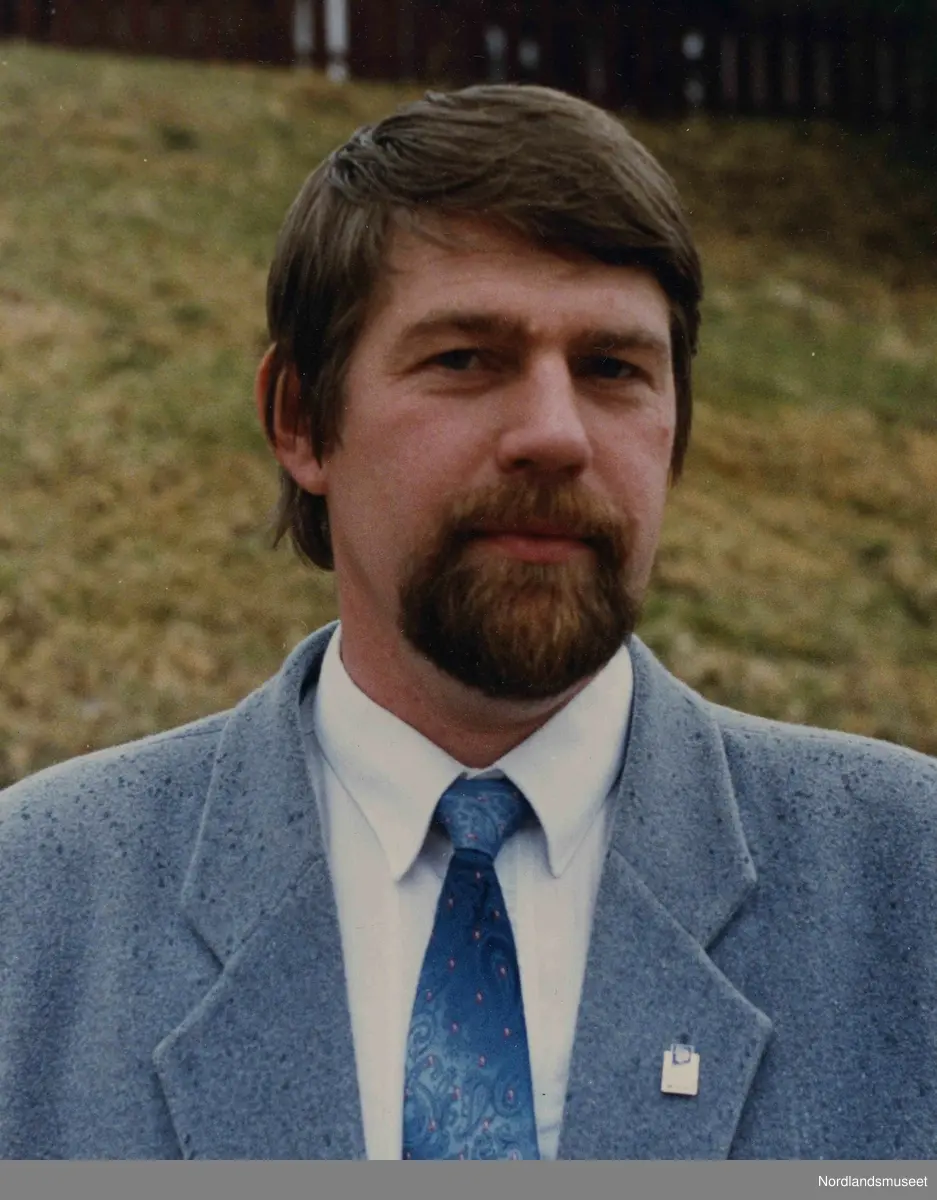 Agnar Hansen, styremedlem i Steigen Meieri fra 1987. Leder 1989-1993. -Nordlandsmuseet ...
