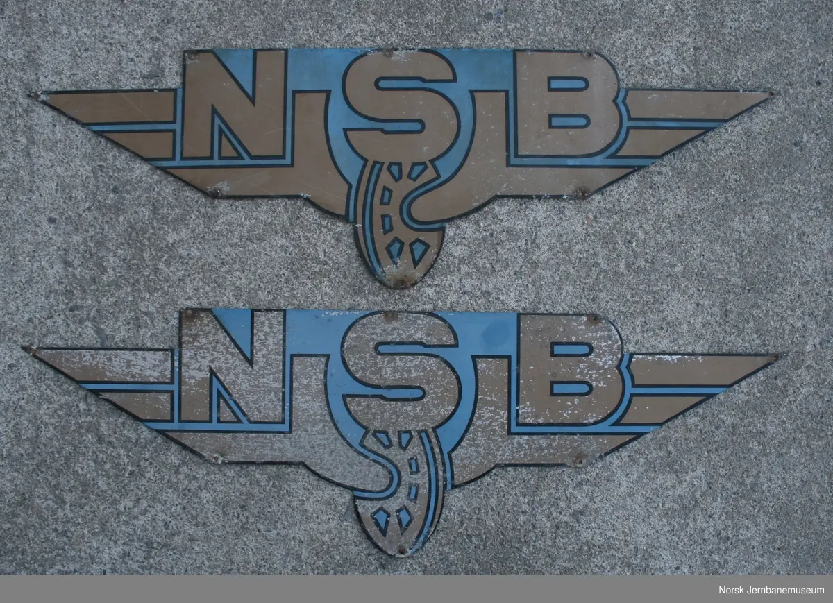 NSB-logo -Norsk Jernbanemuseum / DigitaltMuseum