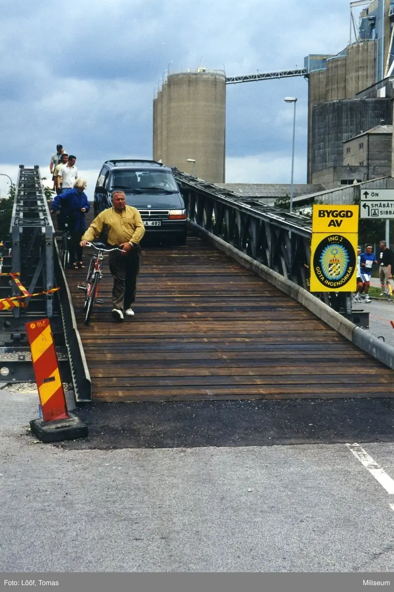 Balkbro 2 (BB 2) byggt av Ing 2. Broloppet. -Miliseum / DigitaltMuseum