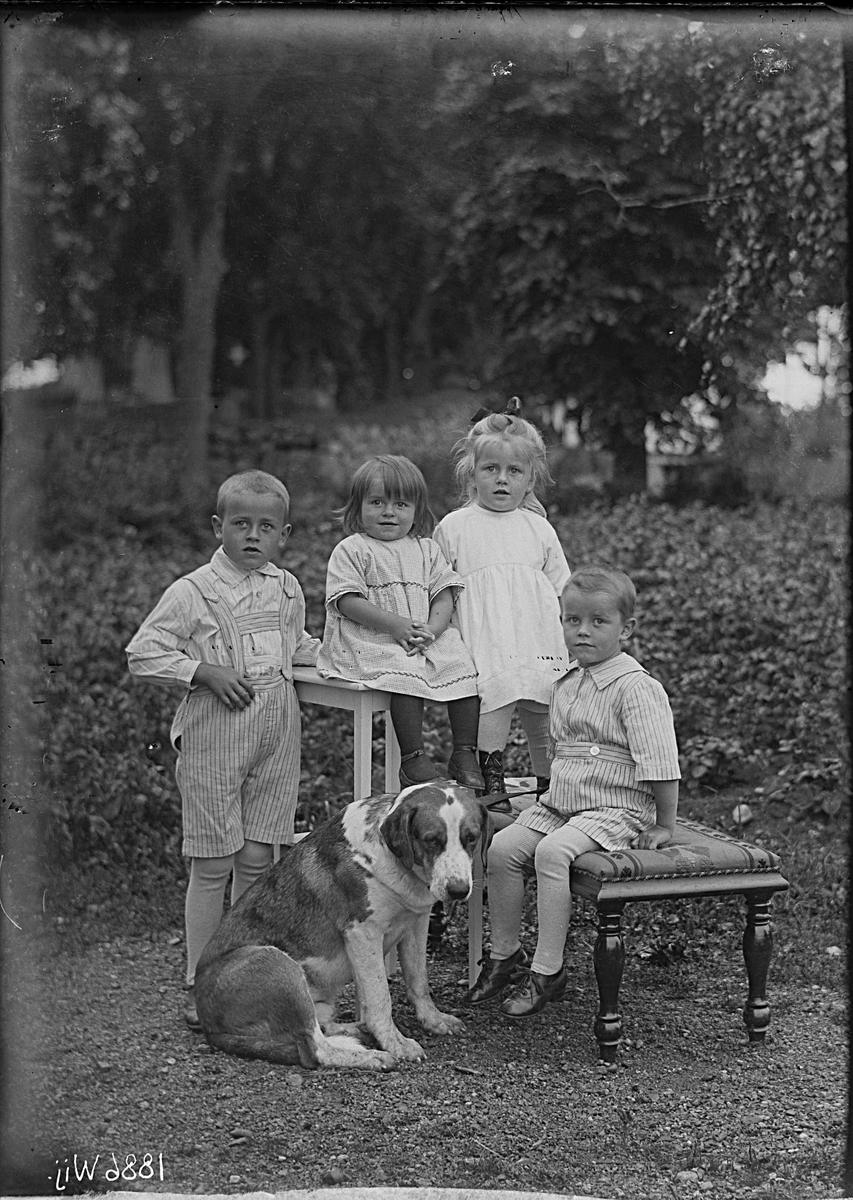 Barnen Wallin på Källgården i Irsta kyrkby -Västerås Stadsarkiv ...