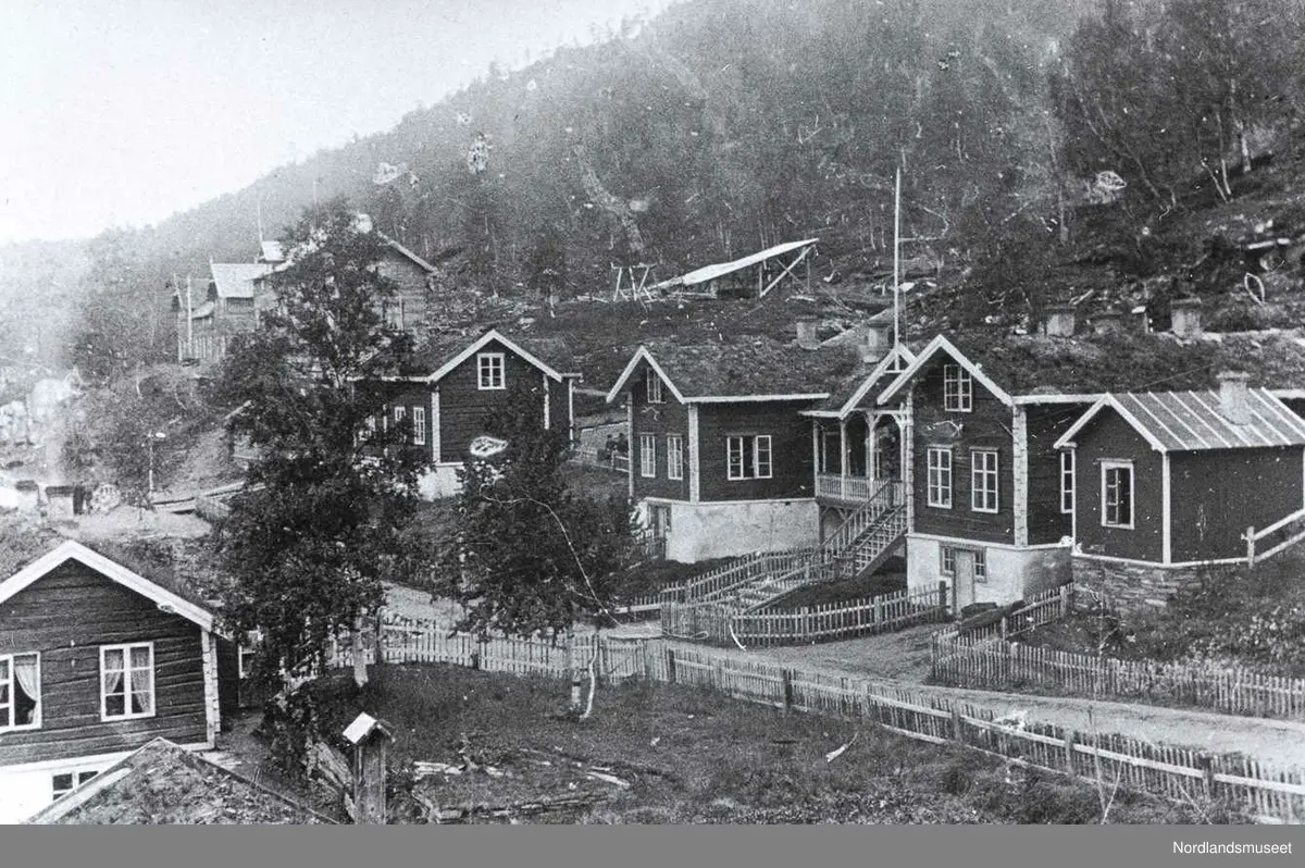 Furulund. Sentrum omkring 1893. Foto Ukjent. -Nordlandsmuseet ...