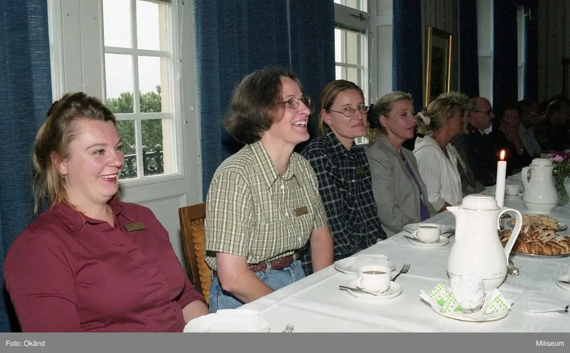 Agneta Simonssons avtackning, Husarmässen, Ing 2. Från vänster Cecilia ...