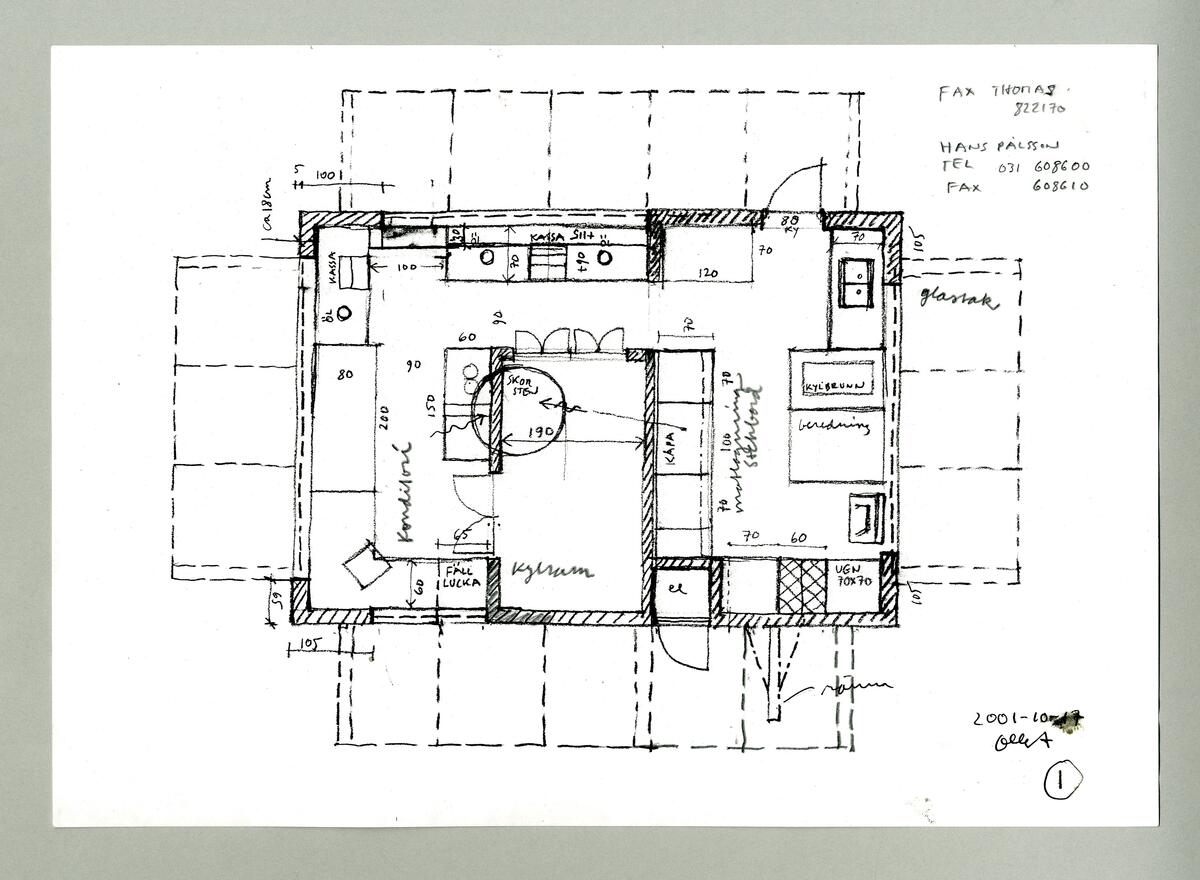 Idéskisser för liten restaurang - kiosk vid Stora Teatern i Göteborg ...