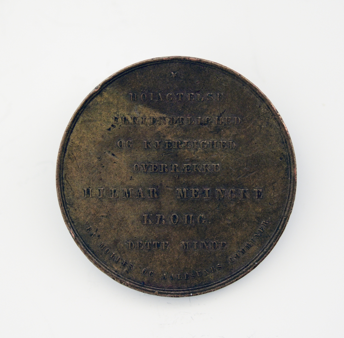 Medalje -Telemark Museum / DigitaltMuseum