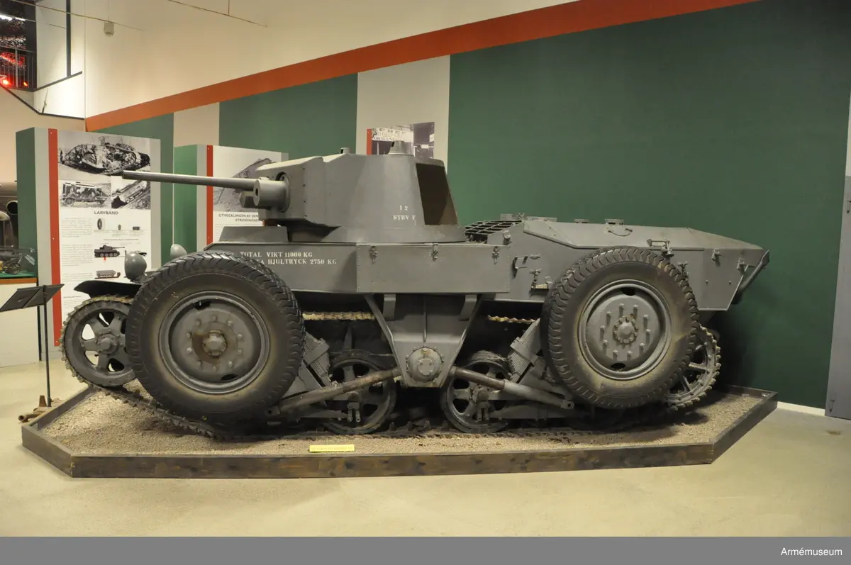 Stridsvagn fm/1931 HB -Armémuseum / DigitaltMuseum