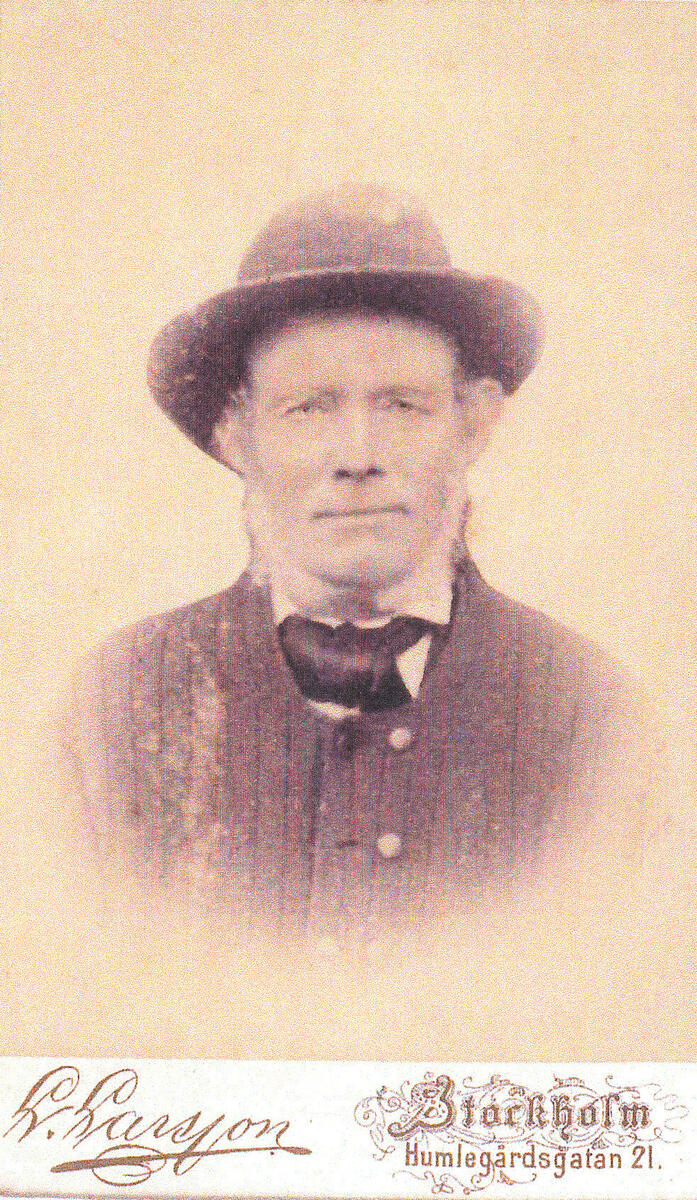 Jan Erik Nyström, fotograferad 31 oktober år 1851. Jan Erik Nyström var ...