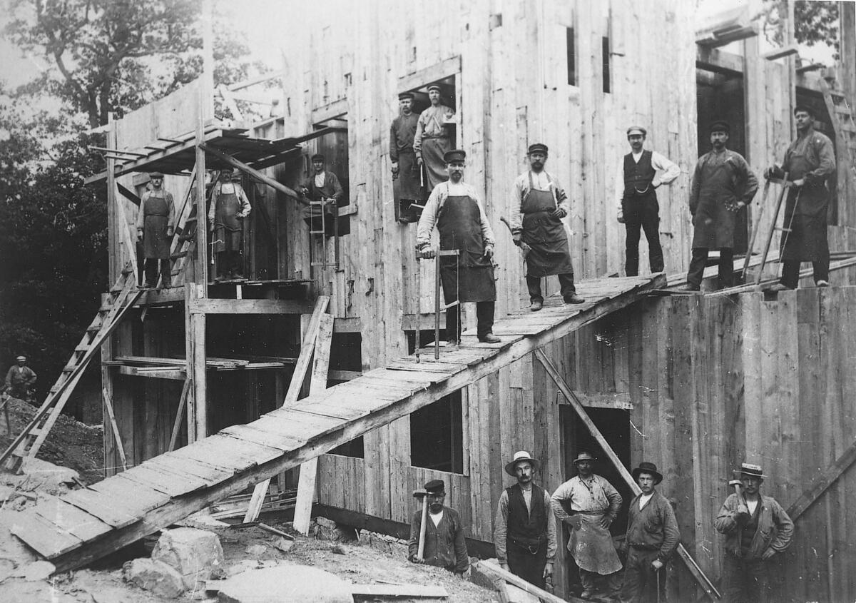 Byggnation Skuru 01 -Nacka lokalhistoriska arkiv / DigitaltMuseum