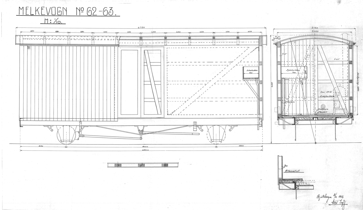 Teknisk tegning -Museene i Akershus / DigitaltMuseum