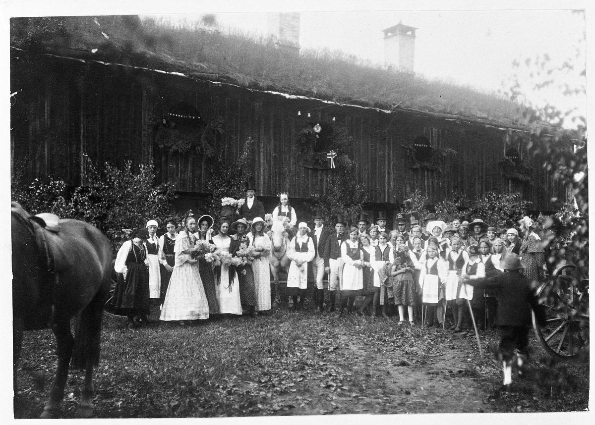 Dette opptoget som har vært ute i Festiviteten ble arrangert for å få ...