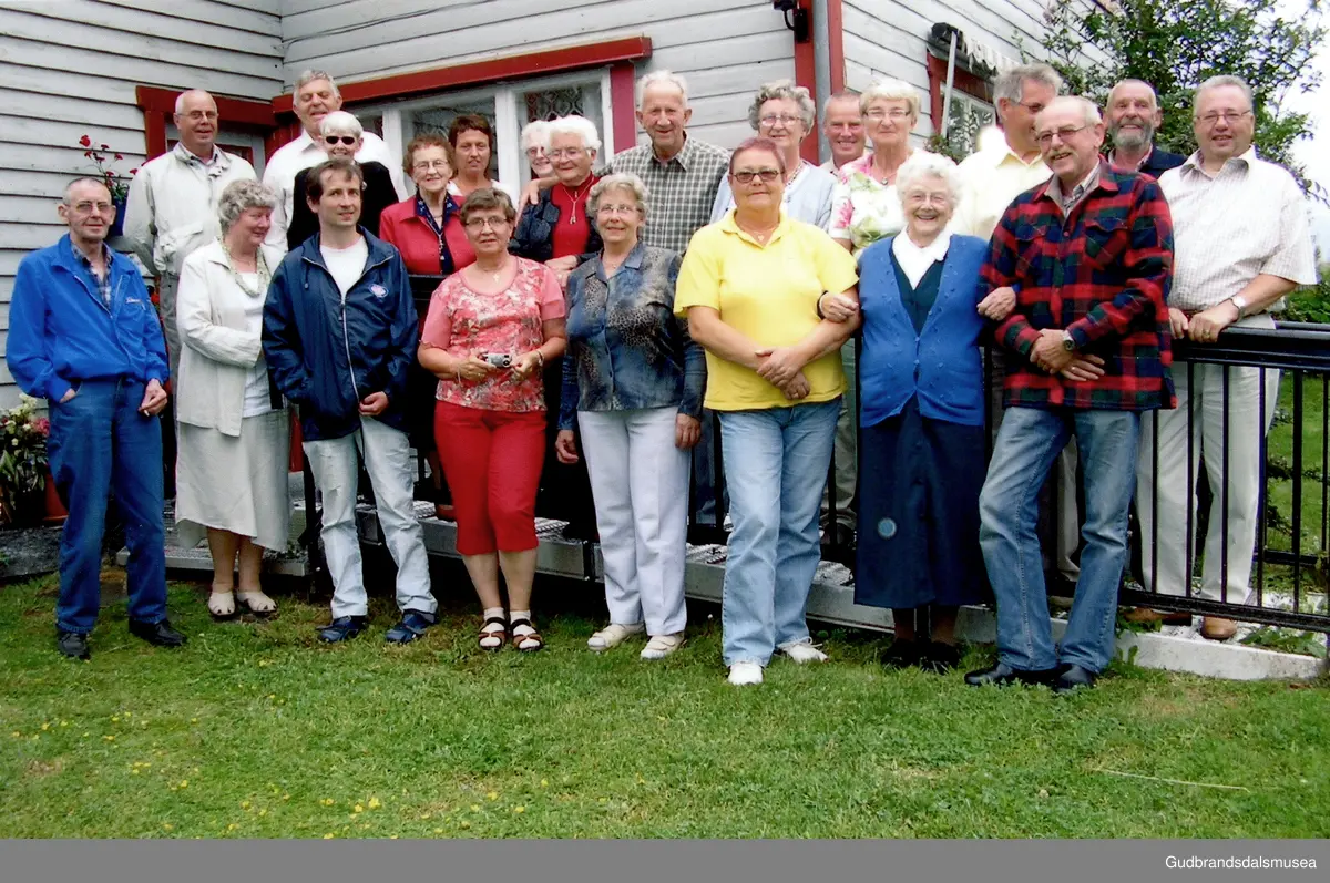 Samling i Høgvoll på 70-årsdagen til Alma Høgvoll (f. Bruheim 1916 ...