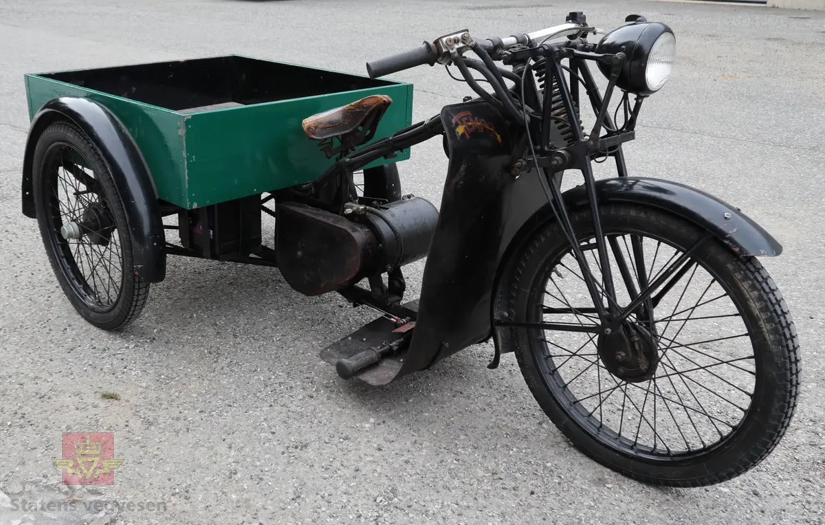 Motorsykkel -Norsk vegmuseum / DigitaltMuseum
