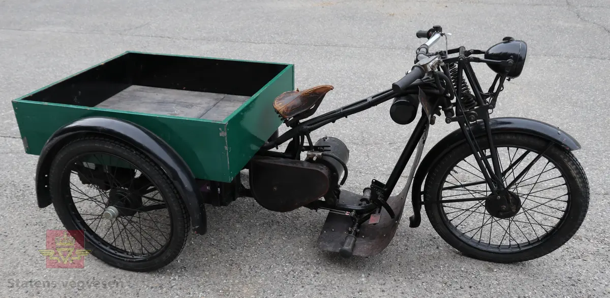 Motorsykkel -Norsk vegmuseum / DigitaltMuseum