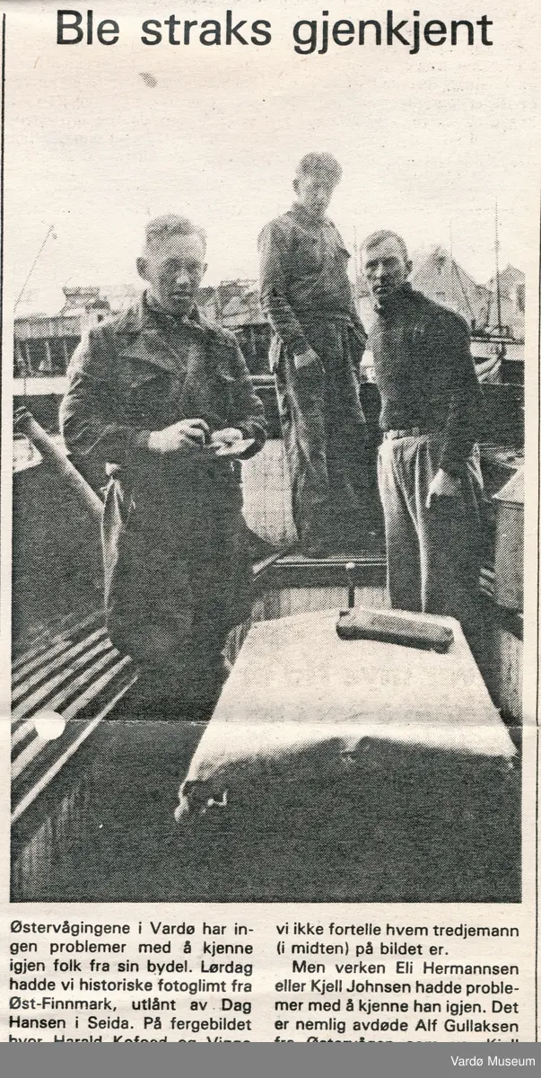 Fergen i Vardø på 1930-tallet -Vardø Museum / DigitaltMuseum