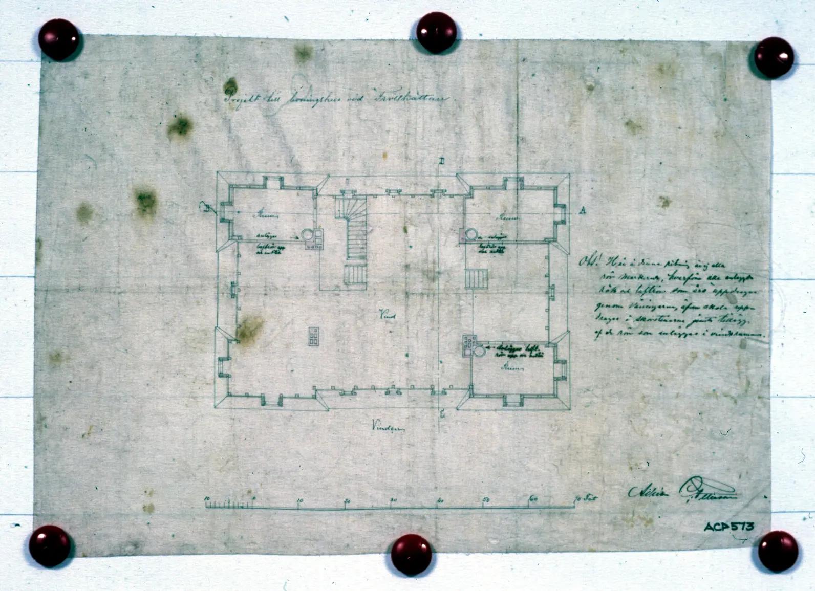 Arkitekt Adrian Crispin Petersons ritningar [ritningar] -Regionarkivet ...