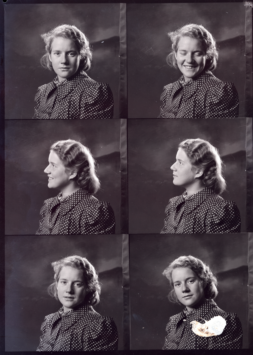 Polyfoto av Henny Marie Dolva født Jensen (1922 - 2012) -Telemark ...