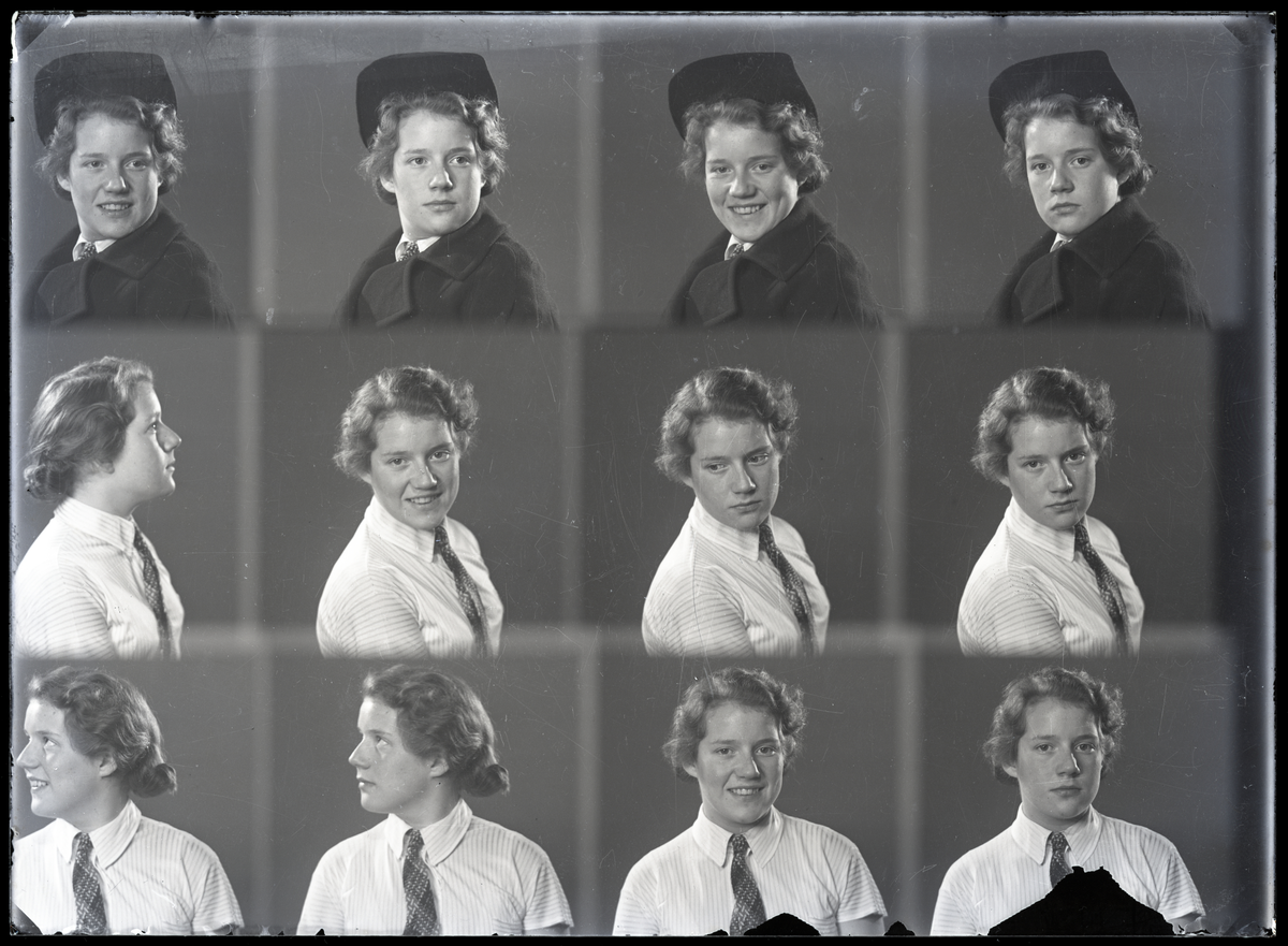 Polyfoto av Henny Marie Dolva født Jensen (1922 - 2012) -Telemark ...