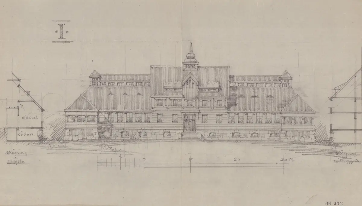 Arkitekt Hans Hedlunds ritningar [ritningar] -Regionarkivet för Västra ...