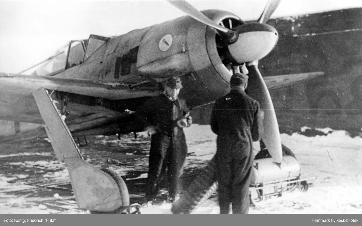 Focke-Wulf Fw 190A-3 fra 14. jagebombeskvadron av 5. jagerving (14.(J ...