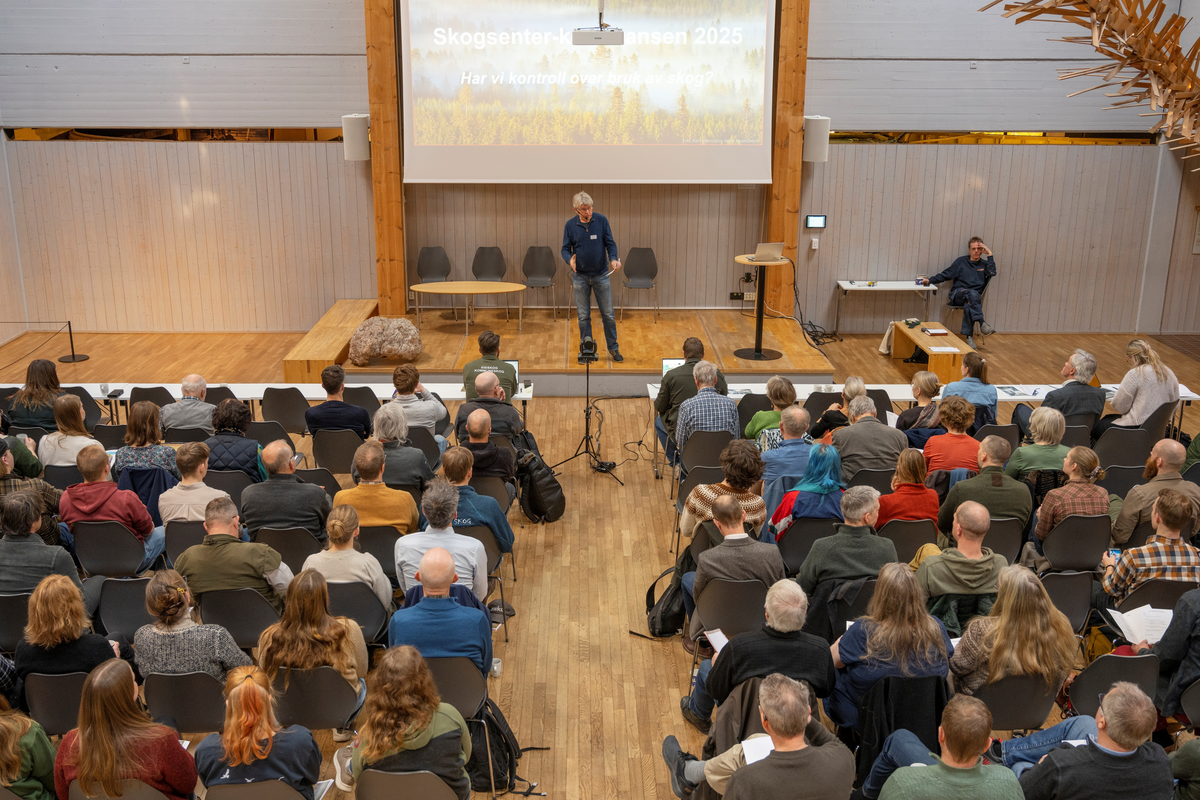 Skogsenterkonferansen 2025, som ble arrangert 19/3 2025 i regi av Besøkssenter skog på Anno ...