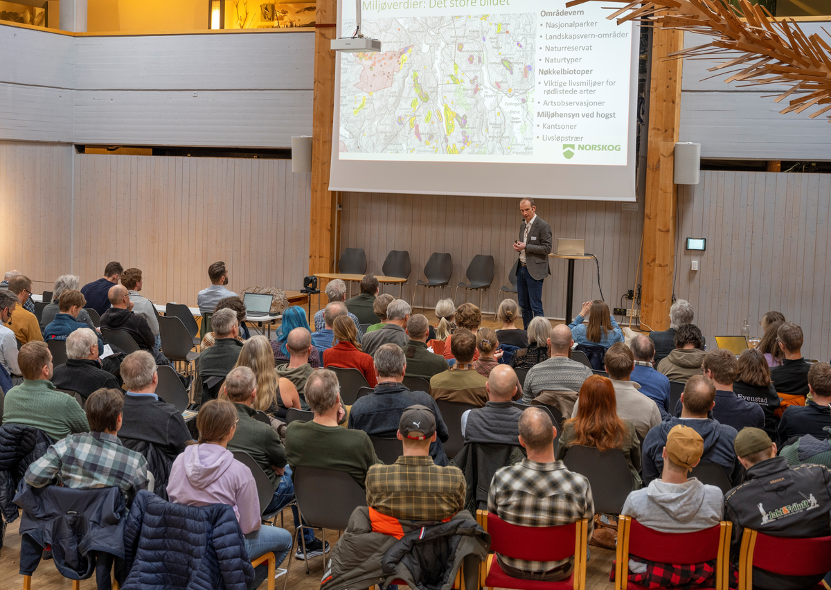 Skogsenterkonferansen 2025, som ble arrangert 19/3 2025 i regi av Besøkssenter skog på Anno ...