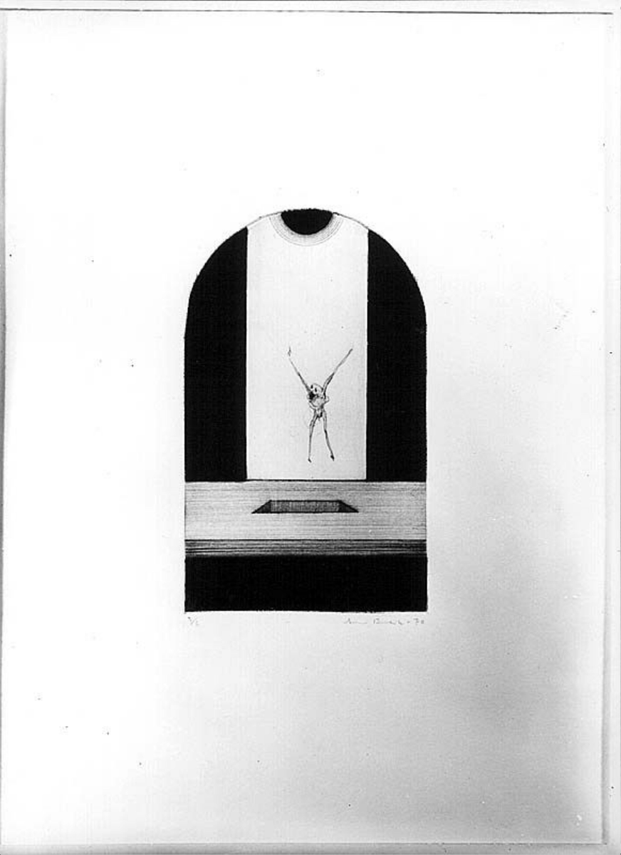 Et fasadebilde - Bak er det åpne og det lukkede rom II [Grafikk ...