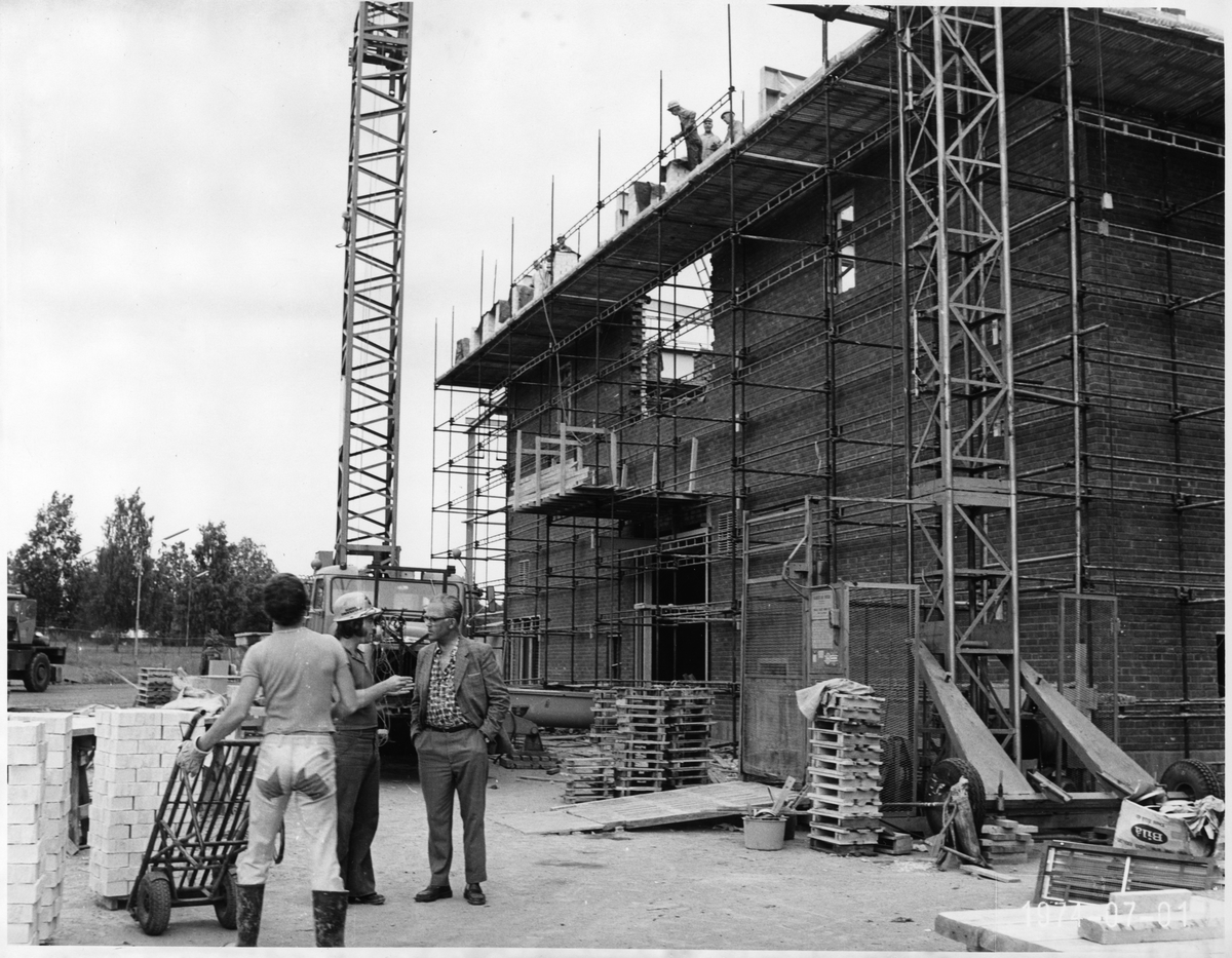 Byggnation av returpappersanläggning, 1974-1975 -Dalarnas museum ...