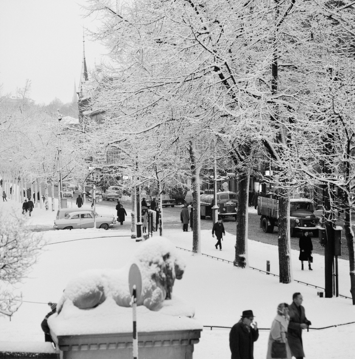 Vinter i Oslo -DEXTRA Photo / DigitaltMuseum