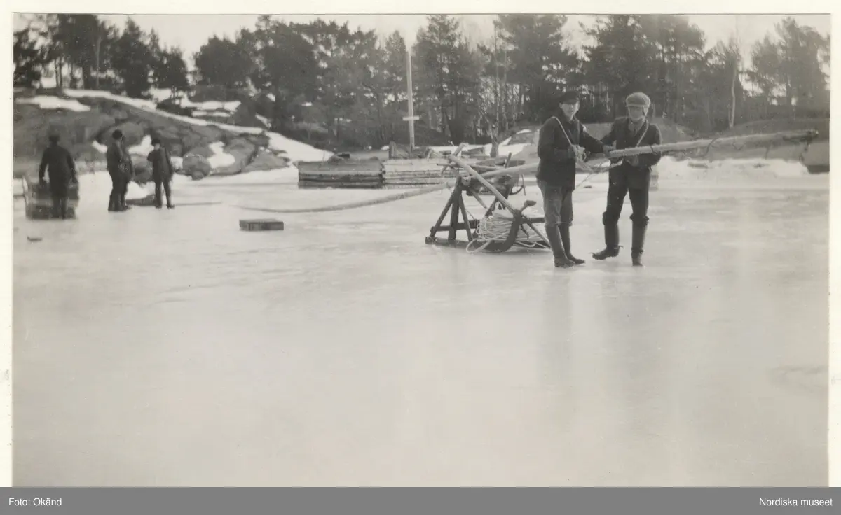 Harö, Uppland. John Westin 1929. ”Rå” jämte ”vind” och ”tög”, ”råtjuga ...