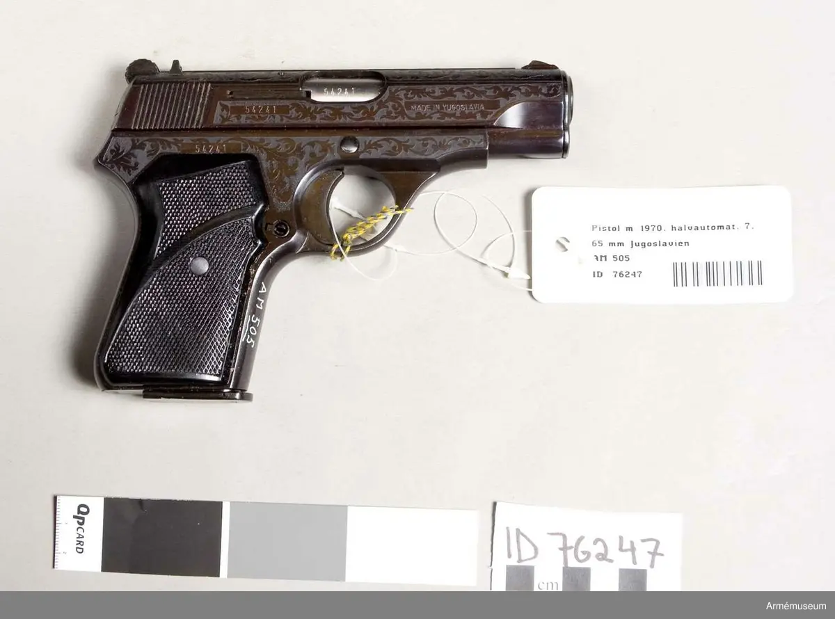 Pistol m/1970 -Armémuseum / DigitaltMuseum