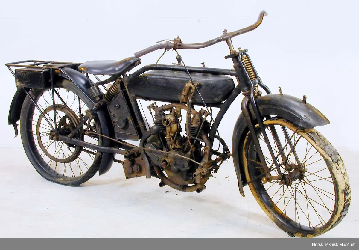 Motorsykkel -Norsk Teknisk Museum / DigitaltMuseum