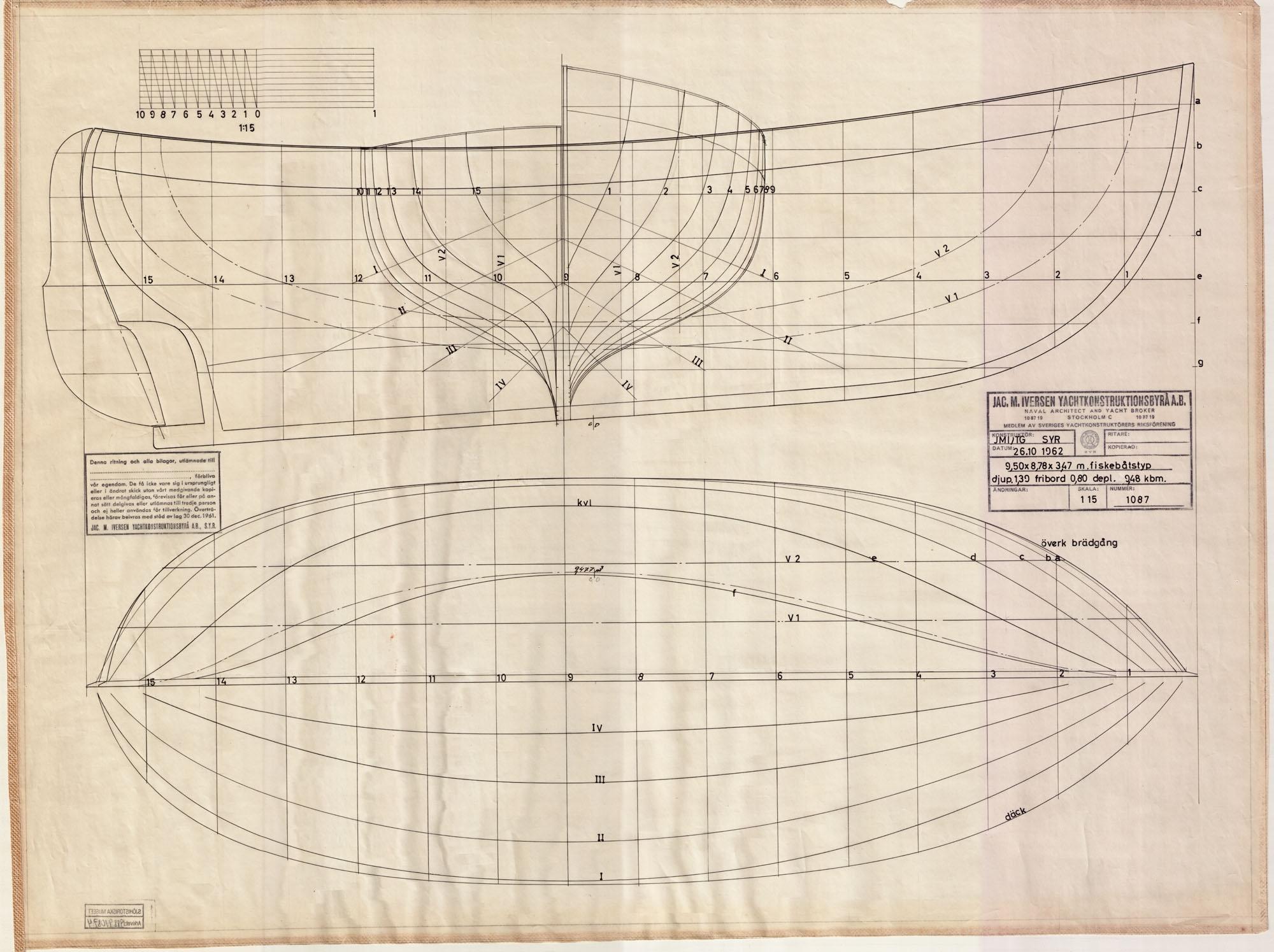 Ritning -Sjöhistoriska museet / DigitaltMuseum