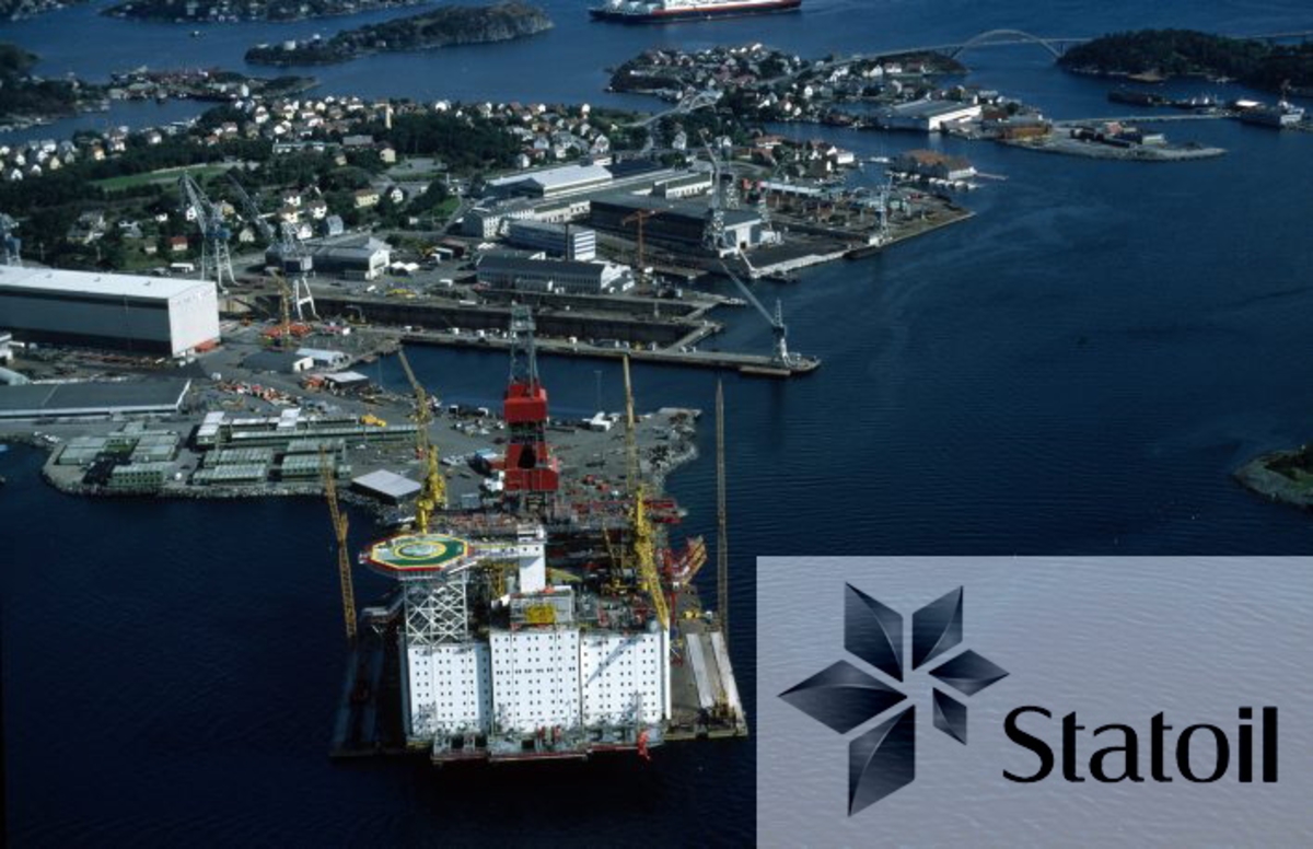 Statfjord C er en integrert plattform med Condeep betongunderstell med fire betongskaft. På ...
