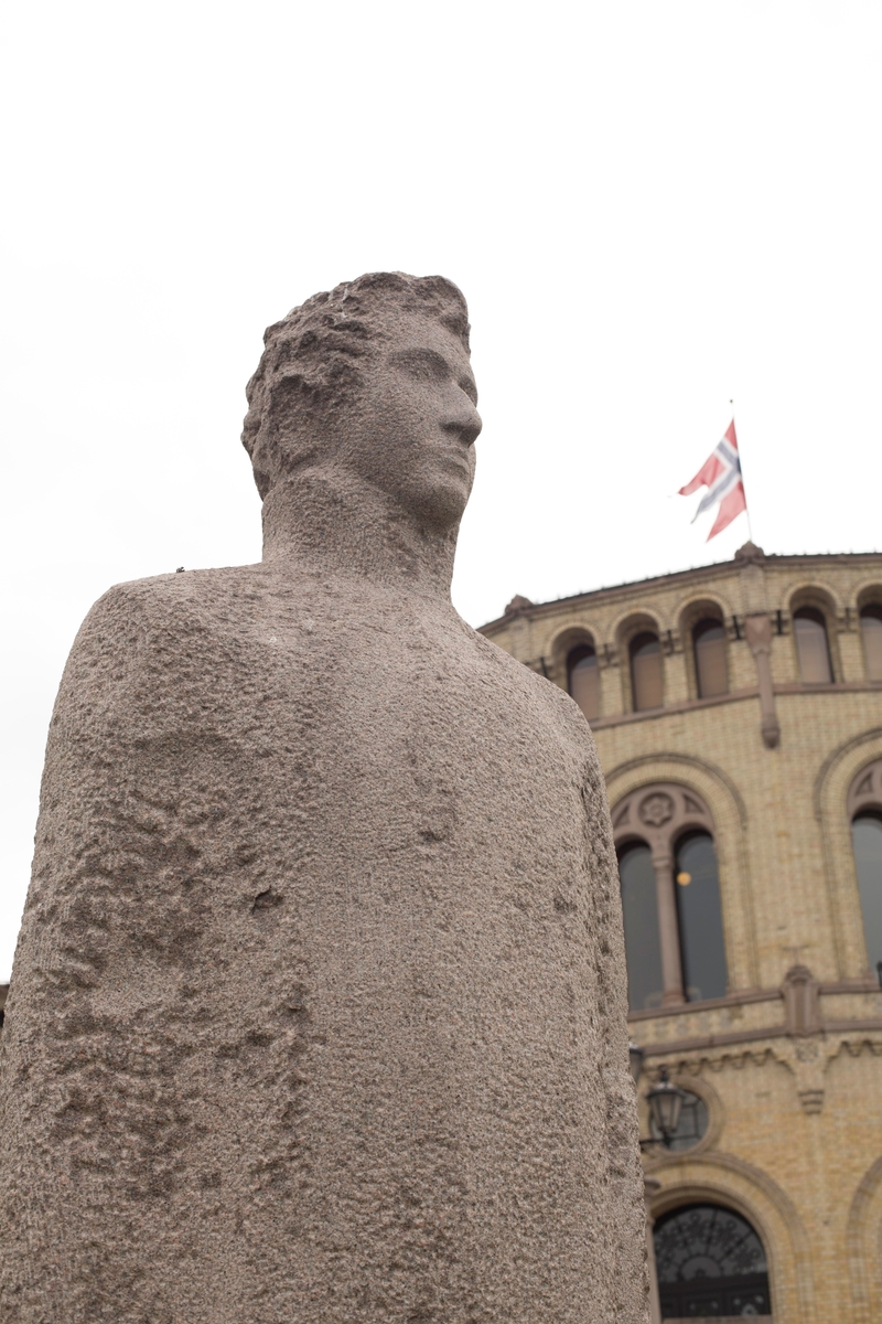 Den unge kongen (Christian Frederik) [Skulptur] -Stortingets ...