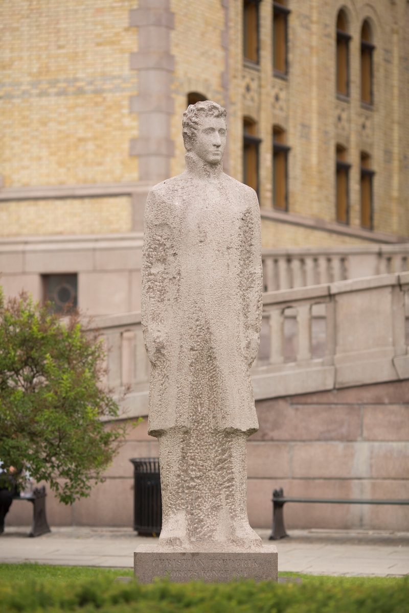 Den unge kongen (Christian Frederik) [Skulptur] -Stortingets ...
