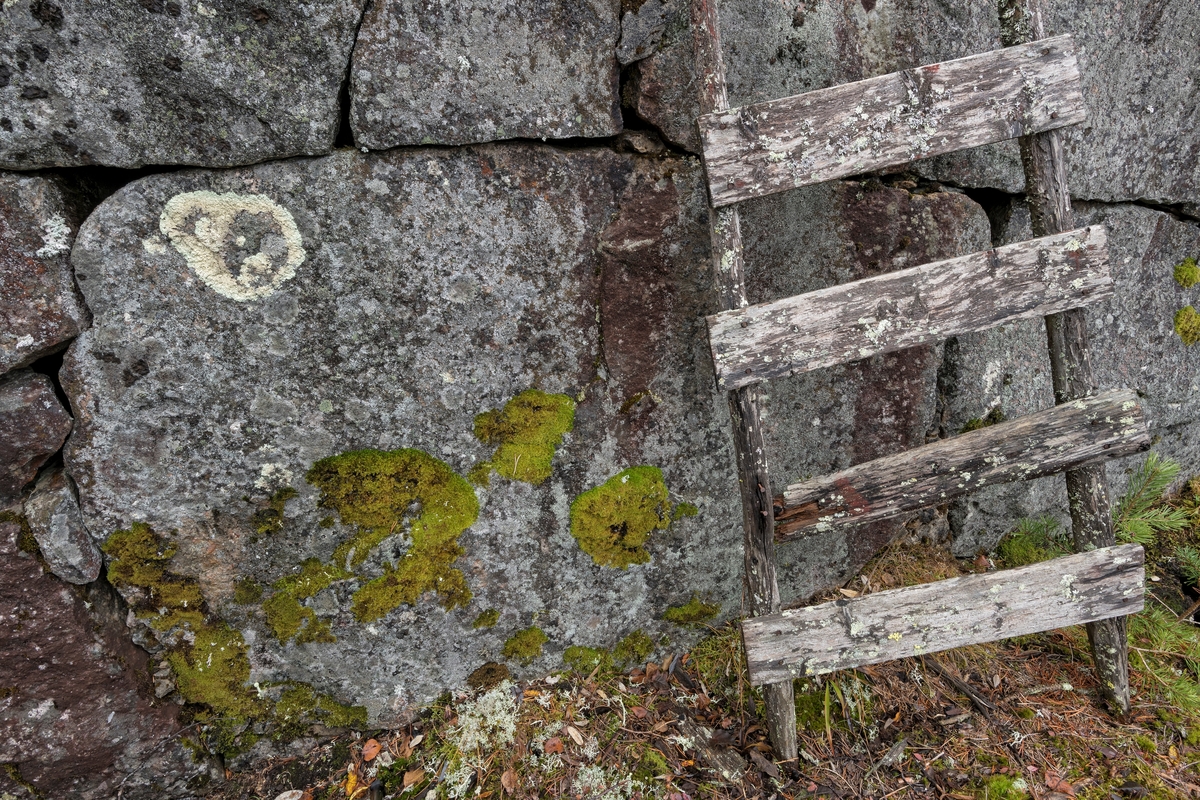 Liten stige som høsten 2018 sto ved det nordre landkaret på ...