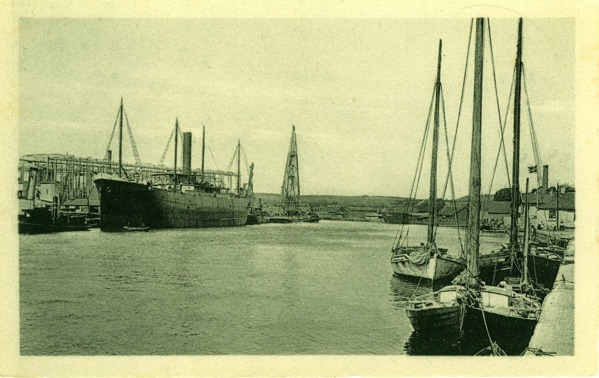 Fredikstad, Glomma (Vesterelva) (sett mot nordvest), - Gressvikbrygga ...