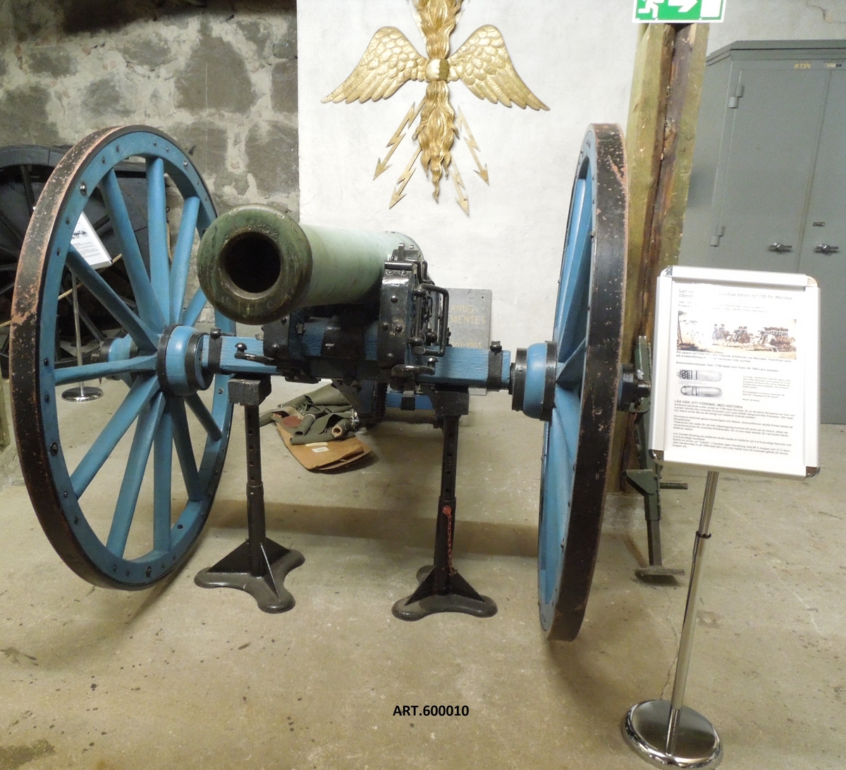 6-pundiga kanon m/1795 -Artillerimuseet / DigitaltMuseum