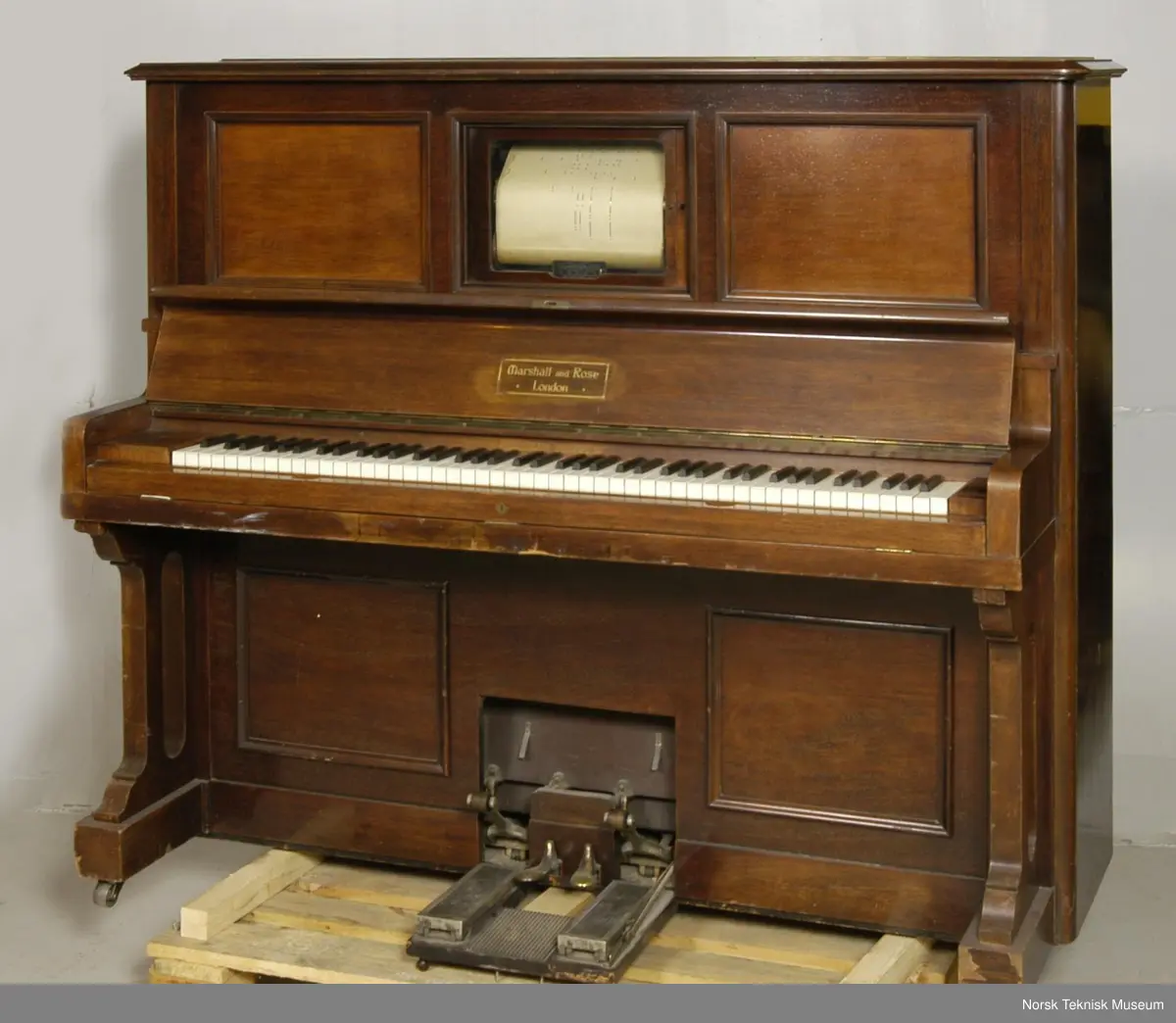 Pianola -Norsk Teknisk Museum / DigitaltMuseum