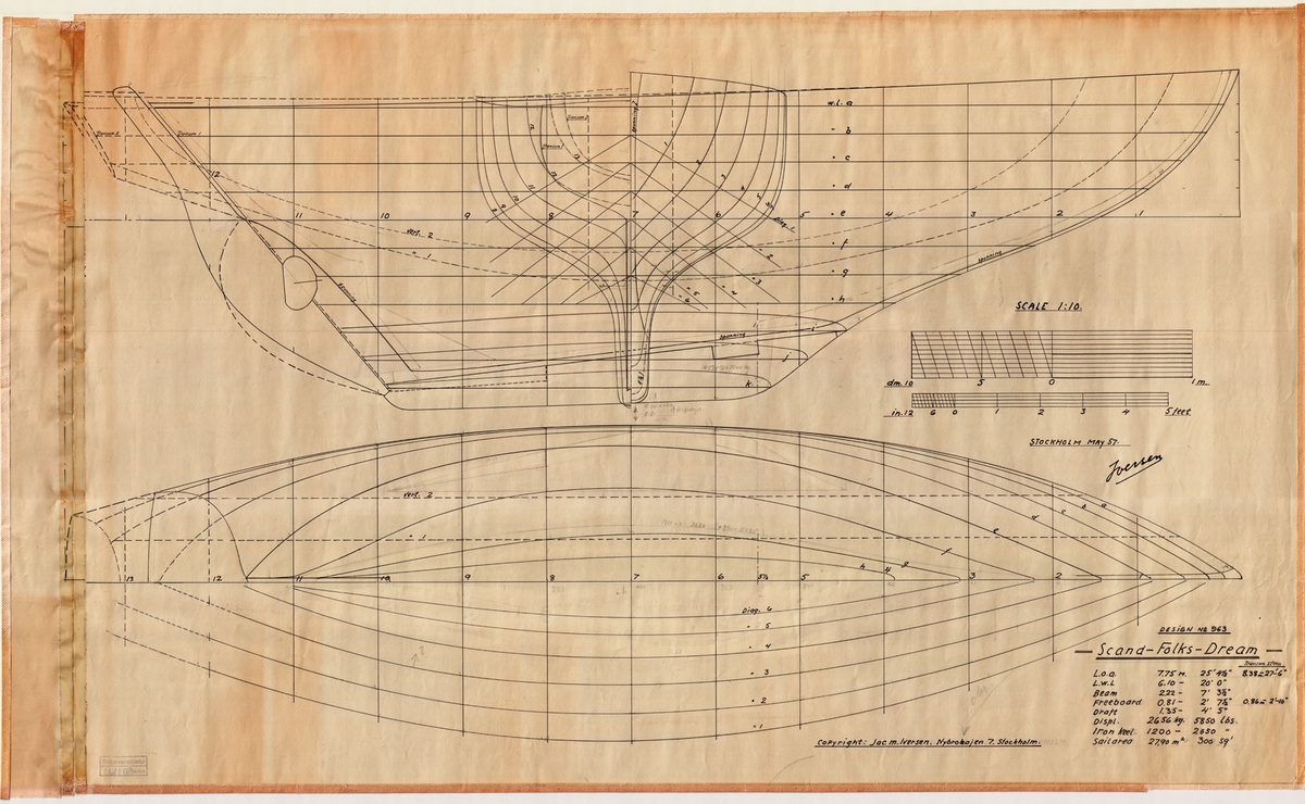 Ritning -Sjöhistoriska museet / DigitaltMuseum