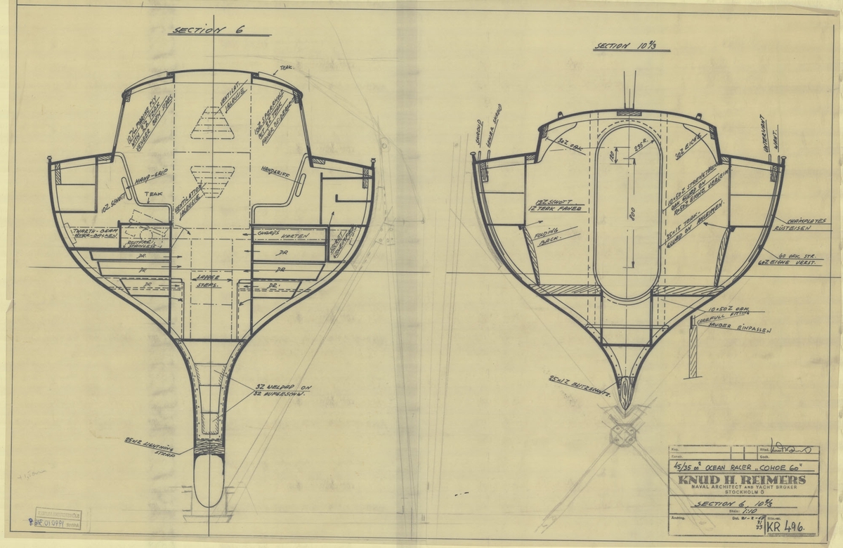 Ritning -Sjöhistoriska museet / DigitaltMuseum