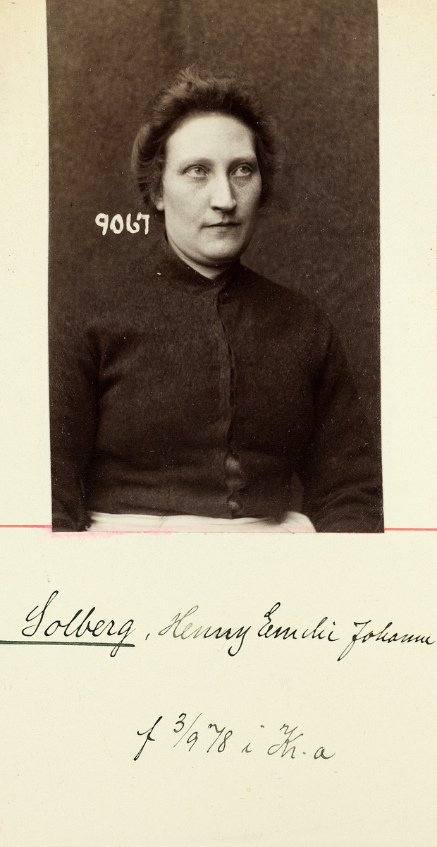 Henny Emilie Johanne Solberg -Justismuseet / DigitaltMuseum