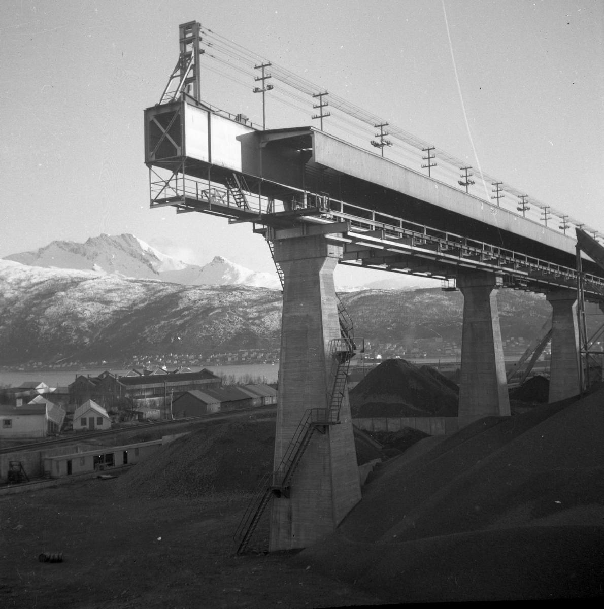 LKAB. Demag. Høybanen og lagret. -Museum Nord / DigitaltMuseum