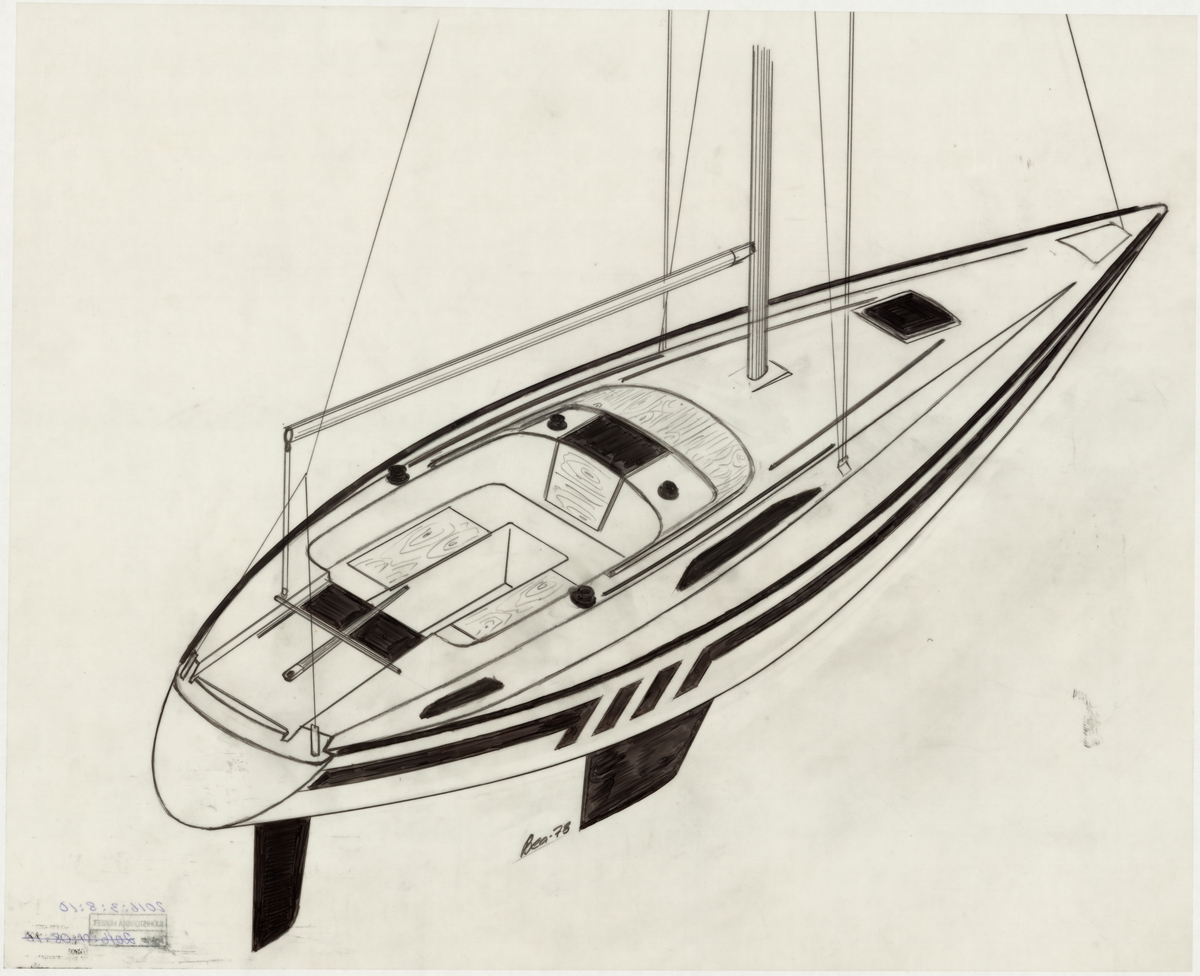 Ritning -Sjöhistoriska museet / DigitaltMuseum