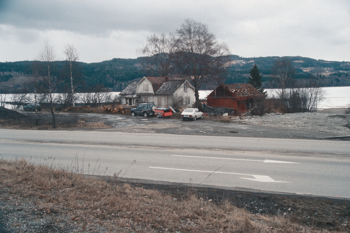 Lillehammer. Vingrom. Frydenlund lærerbolig, som ble revet. Riving av ...